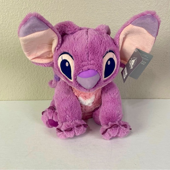 Disney | Toys | Nwt Disney Lilo And Stitch Angel Fluffy Plush 4 | Poshmark